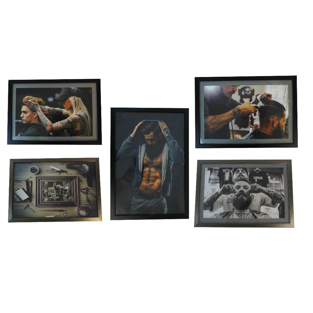 Wholesale Sign Barber Shop Beauty Salon Haircut Barber Wall Frame ...