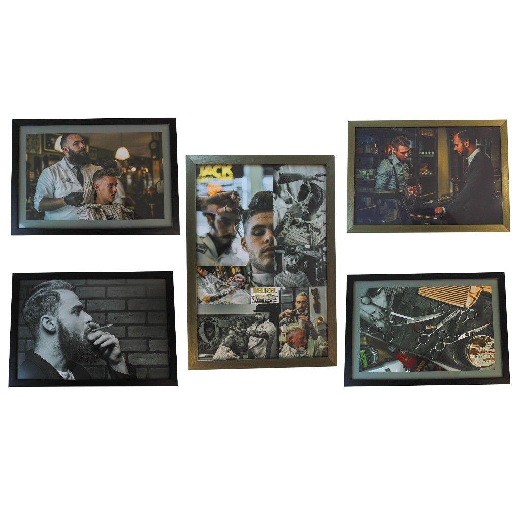 Wholesale Sign Barber Shop Beauty Salon Haircut Barber Wall Frame ...