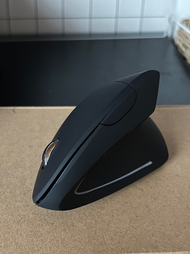 Wireless Ergonomic Mouse Black Computers And Tech Parts And Accessories Mouse And Mousepads On
