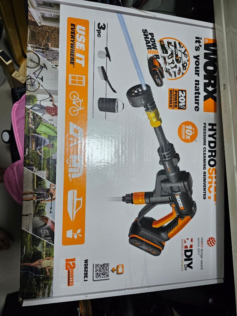 Worx water jet spray, Hobbies & Toys, Toys & Games on Carousell