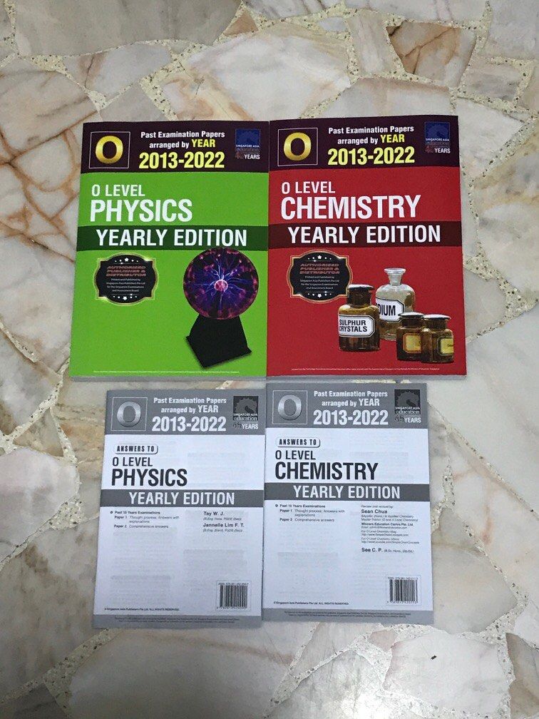 WTS O-Level Pure Science Yearly TYS, Hobbies & Toys, Books & Magazines ...