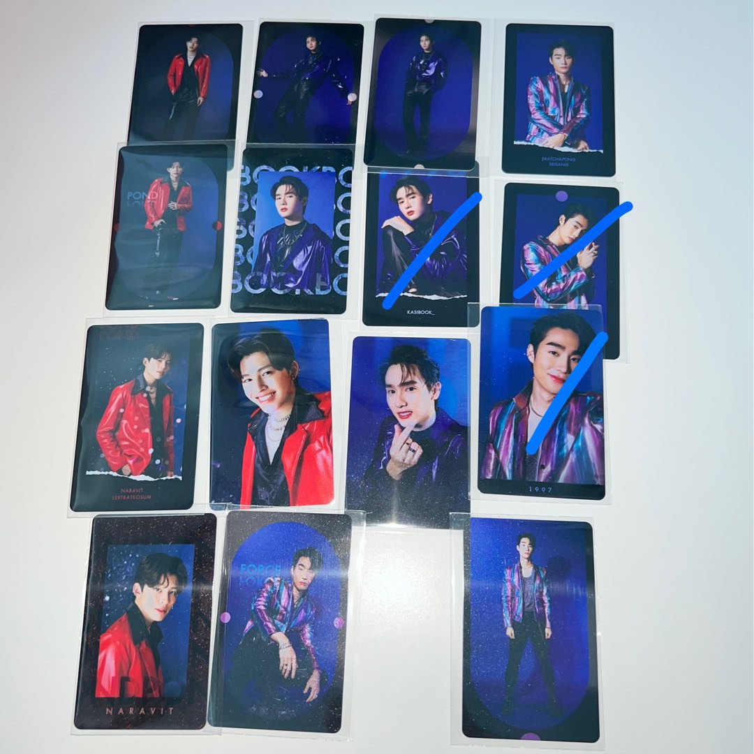 WTS pond force book gmmtv Thai bl pc photocard shining series forcebook ...