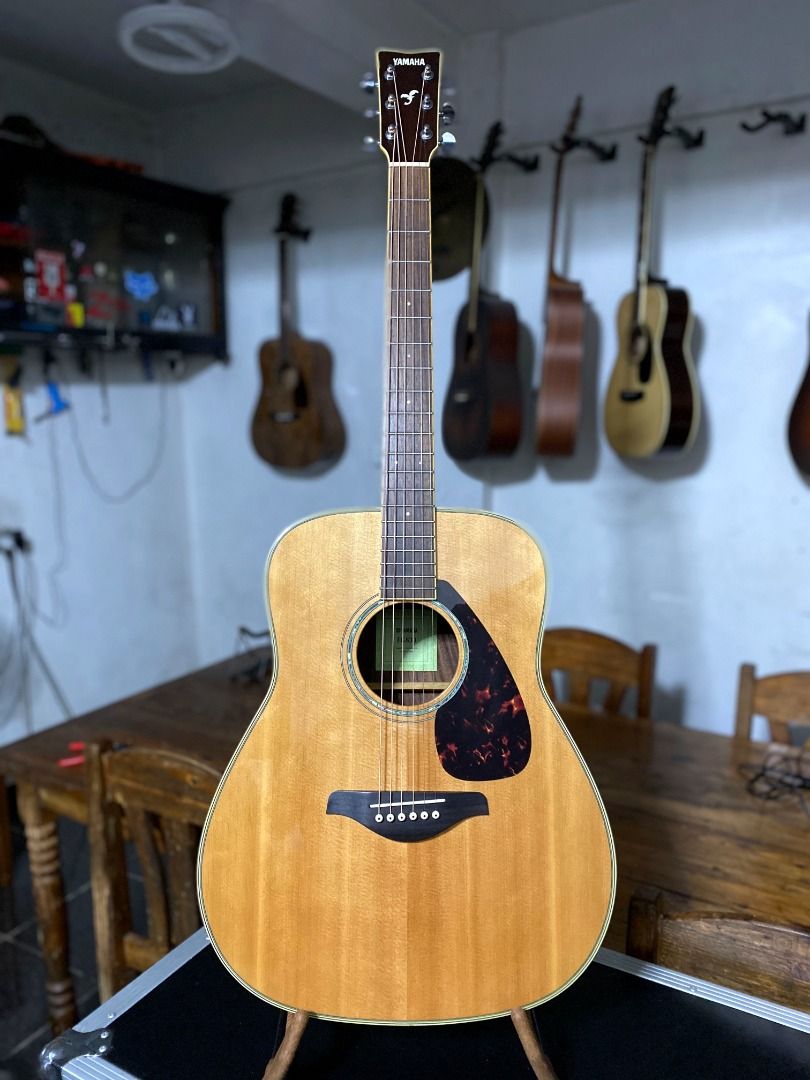 Yamaha FG-830 Acoustic Guitar, Hobbies & Toys, Music & Media, Musical ...