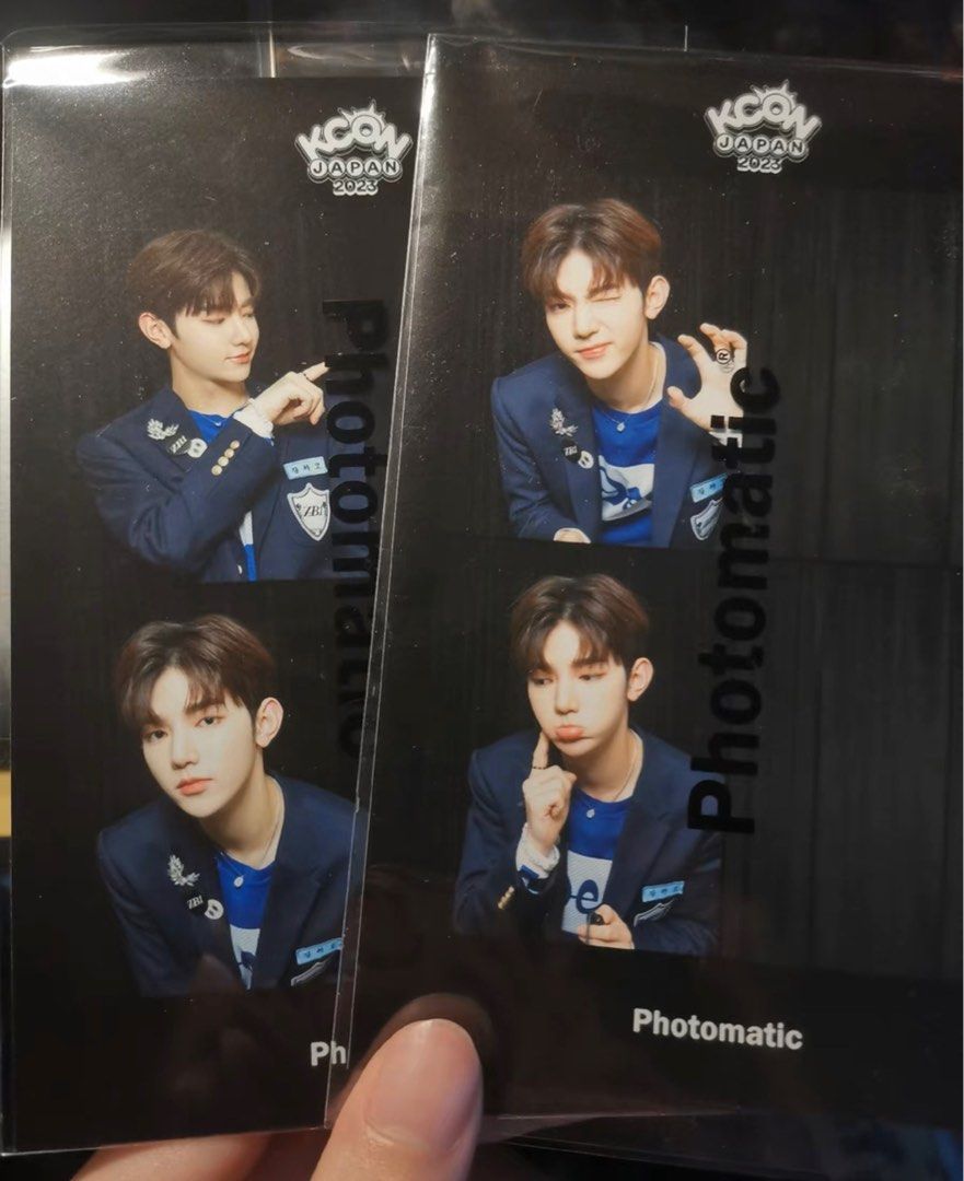 ZEROBASEONE ZB1 KCON ZHANG HAO 1.0 PHOTOMATIC PC SET, Hobbies & Toys ...