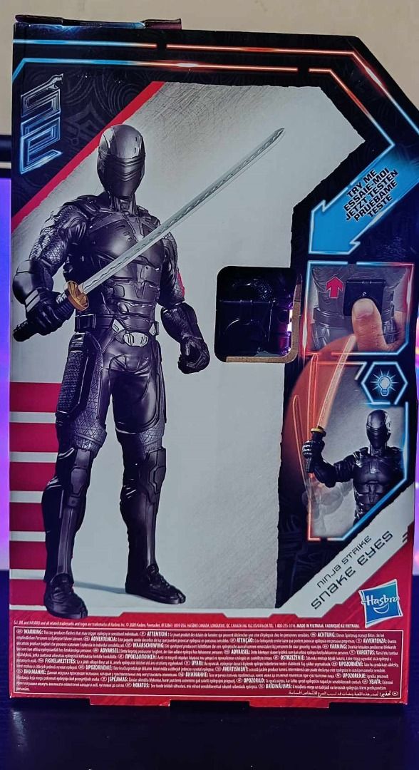 12" Snake Eyes: G.I. Joe Origins Ninja Strike Snake Eyes on Carousell