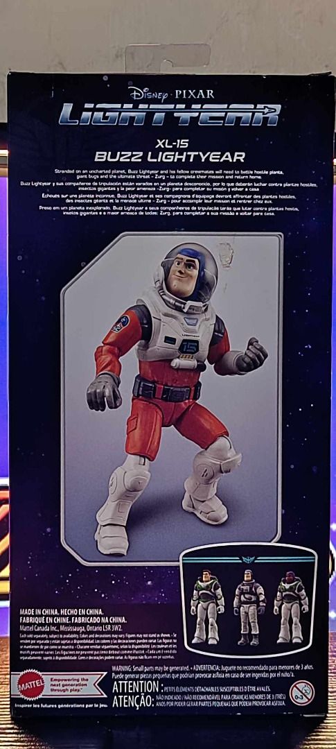Disney And Pixar Lightyear Large 12 Inch Scale XL-15 Buzz Lightyear ...