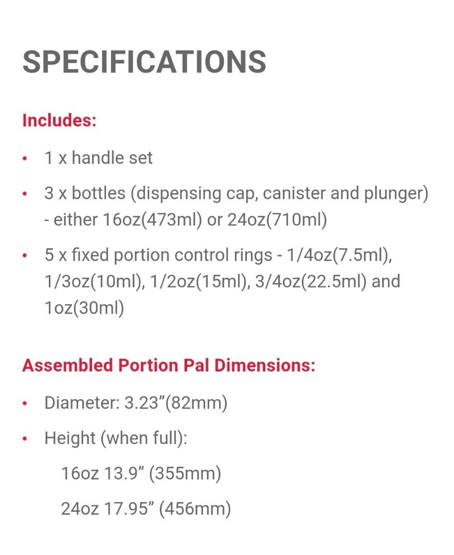 16oz Fifo Portion Pal set, Food & Drinks, Other Food & Drinks on Carousell