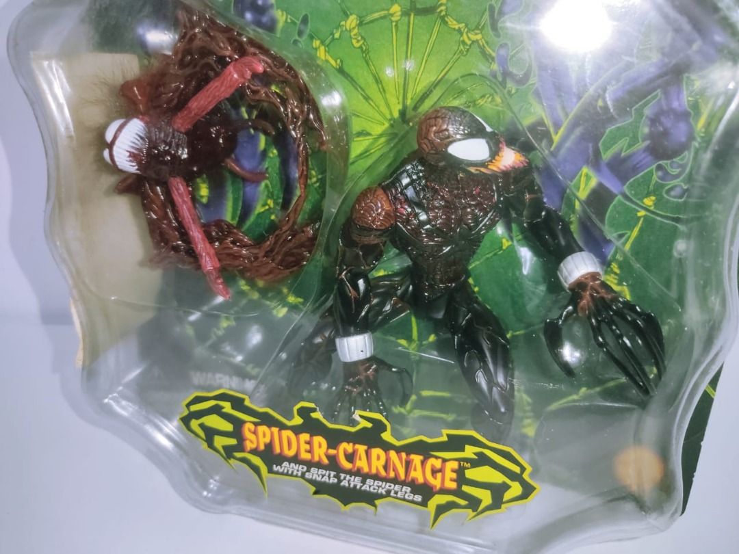 1997 VENOM SPIDER CARNAGE TOY BIZ MARVEL SPIDERMAN, Hobbies & Toys ...