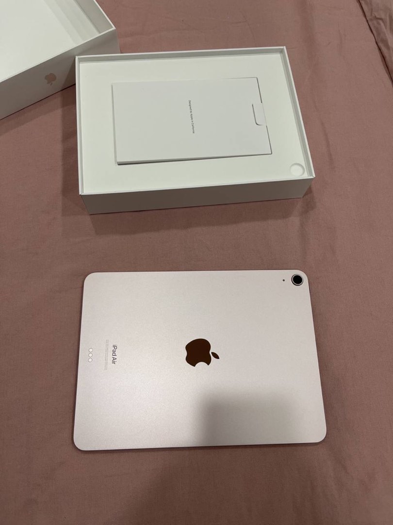 2022 iPad Air 5 (pink) 64GB, Mobile Phones & Gadgets, Tablets, iPad on Carousell