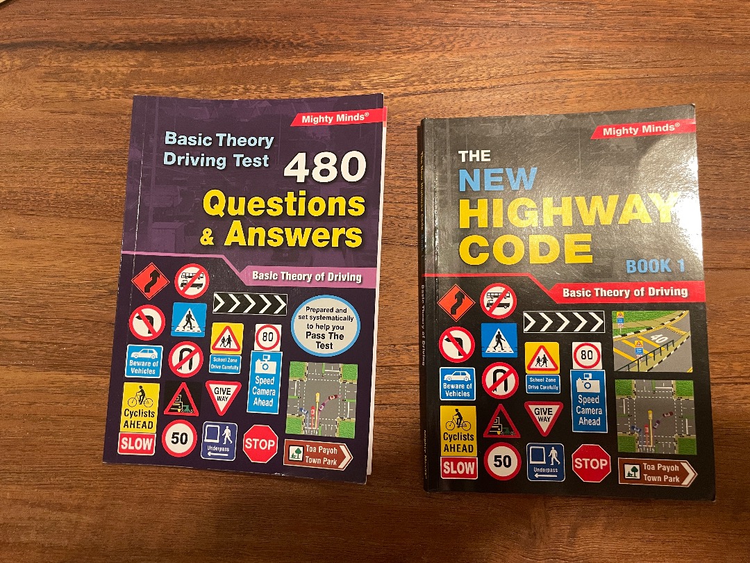 2 Basic Theory Driving Test Books - The New Highway Code & 480 Q&A ...