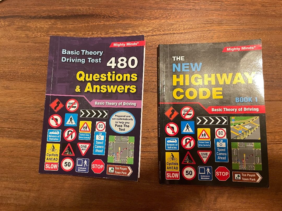 2 Basic Theory Driving Test Books - The New Highway Code & 480 Q&A ...