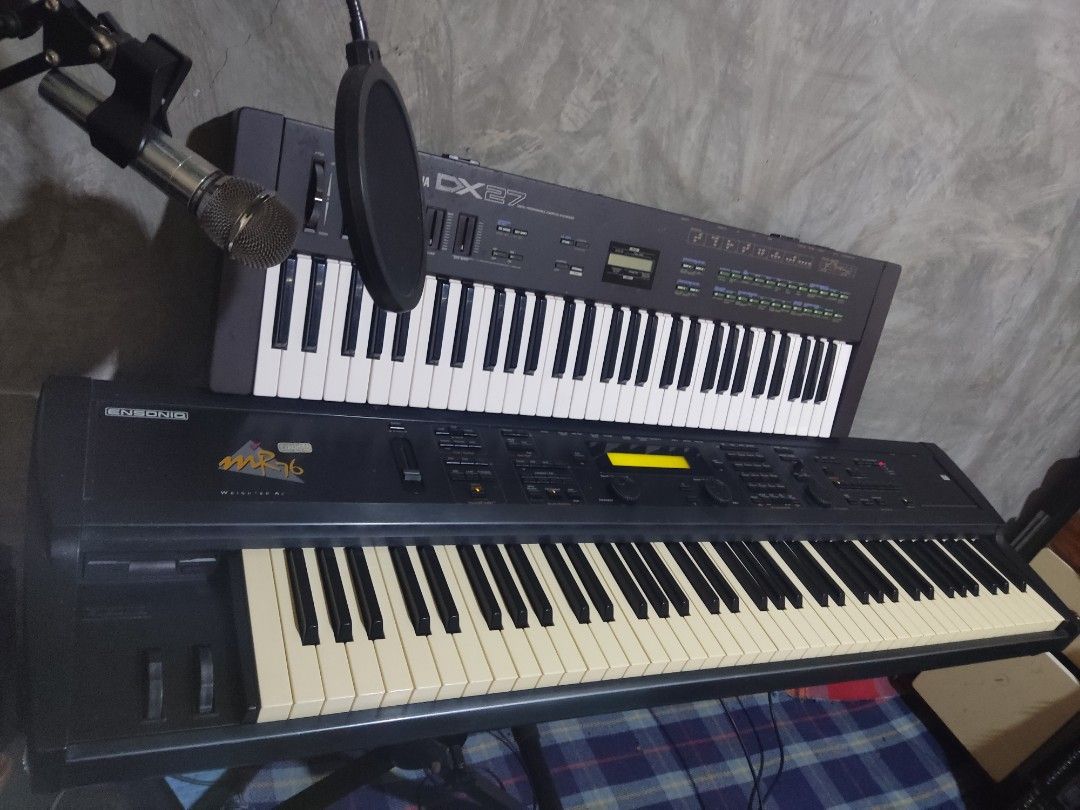 2 Keyboards Ensoniq MR76 and Yamaha DX27 on Carousell