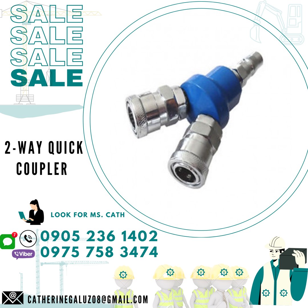 2way quick coupler, Commercial & Industrial, Industrial Equipment on Carousell