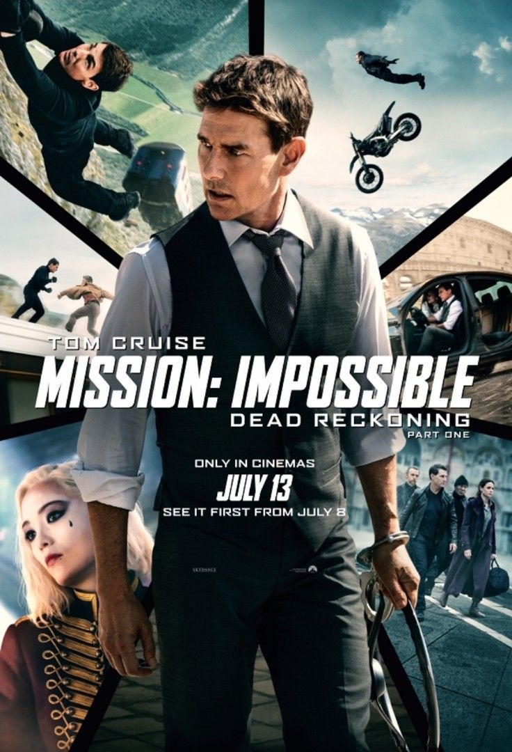 5 tickets Tom Cruise Mission Impossible dead reckoning Shaw Lido with free popcorn coke and 5 ...