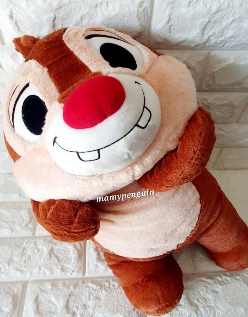 50cm Disney Chip & Dale Jumbo Soft Toy Plushie, Hobbies & Toys, Toys ...