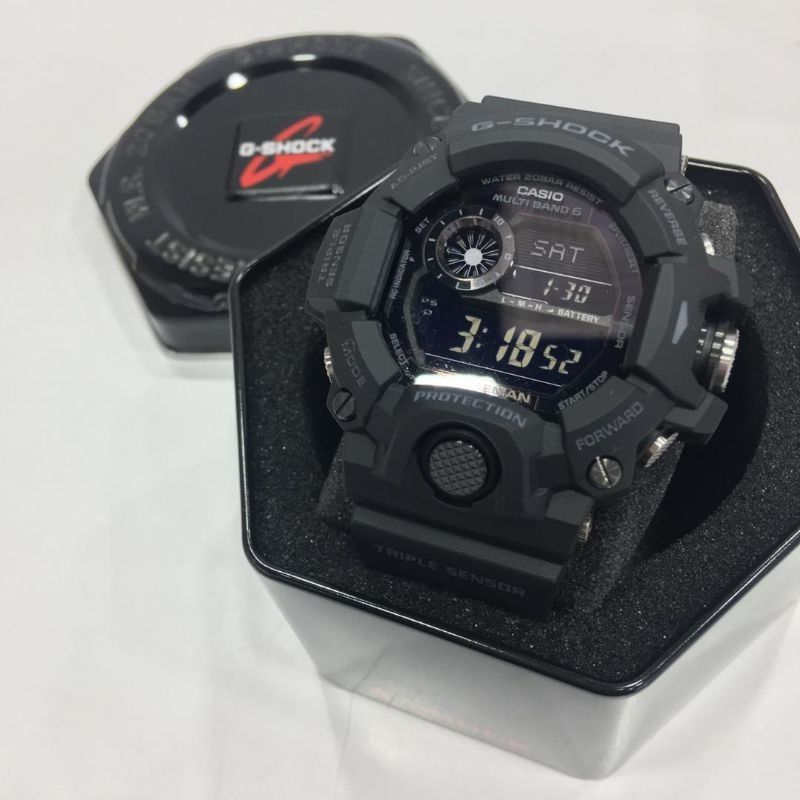 佐敦門市 現貨 100% 全新 Casio G-Shock GW-9400-1B GW-9400 Rangeman 軍事風 貓人 黑色 BASIC BLACK ALL BLACK OUT ...