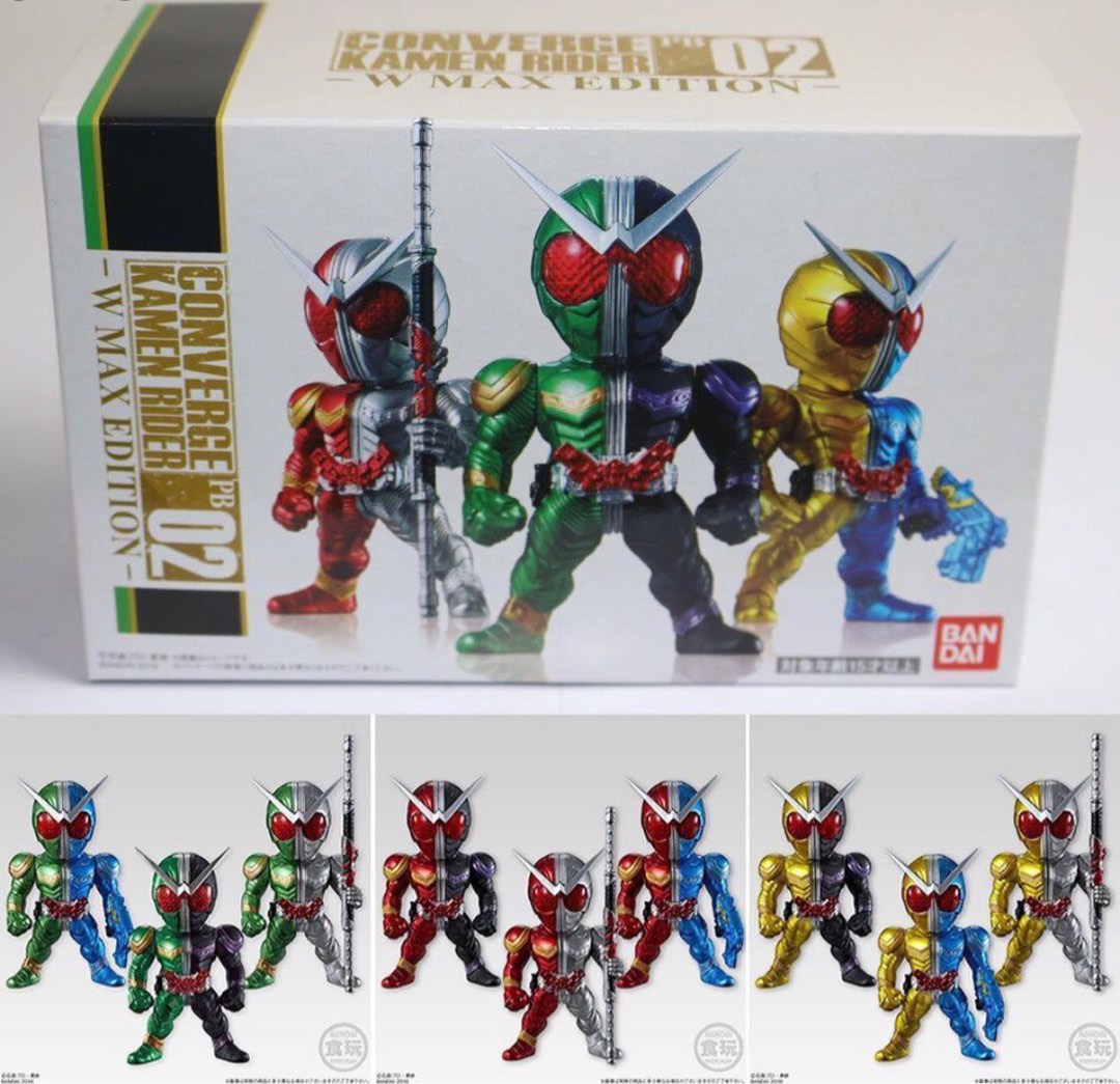 全新未拆 Converge Kamen Rider PB02 -W MAX EDITION-, 興趣及遊戲, 玩具 & 遊戲類 - Carousell