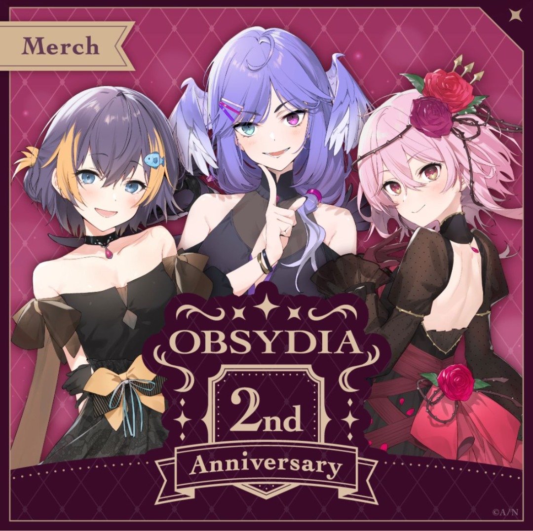 「預訂」彩虹社 NIJISANJI OBSYDIA 2nd Anniversary (Rosemi Lovelock / Petra Gurin / Selen Tatsuki), 興趣及遊戲 ...