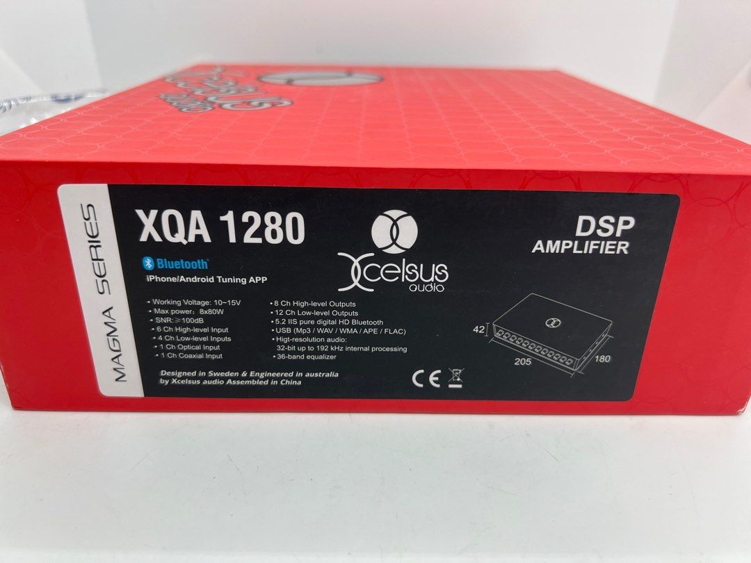 (全新) XCELSUS 卓美 (XQA1280) 音頻解碼高保真DSP 六聲道功放 ～ DSP Amplifier 汽車音響/車機, 汽車 ...