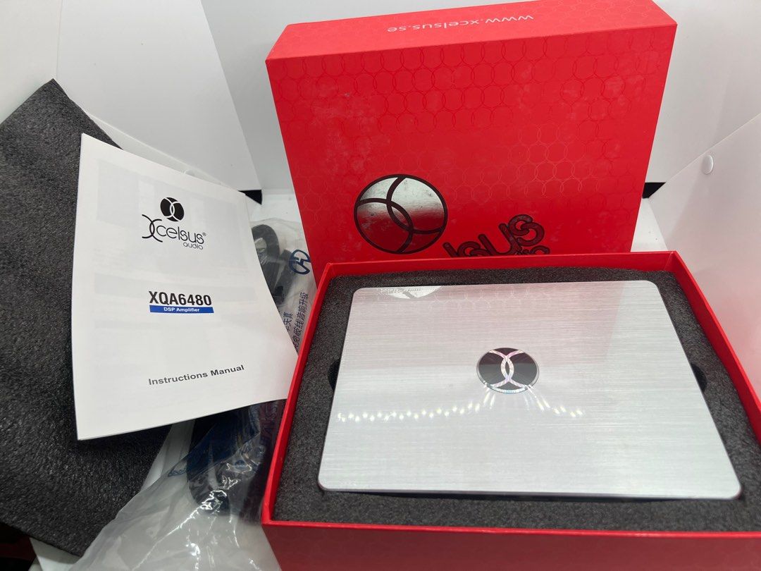 (全新) XCELSUS 卓美 (XQA6480) 音頻解碼高保真DSP 六聲道功放 ～ DSP Amplifier 汽車音響/車機, 汽車 ...