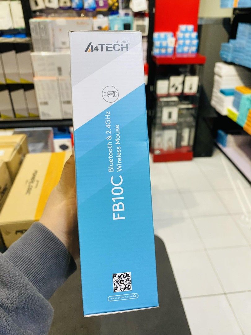 A4Tech Fstyler FB10C Rechargeable Bluetooth & 2.4ghz Wireless Mouse ...