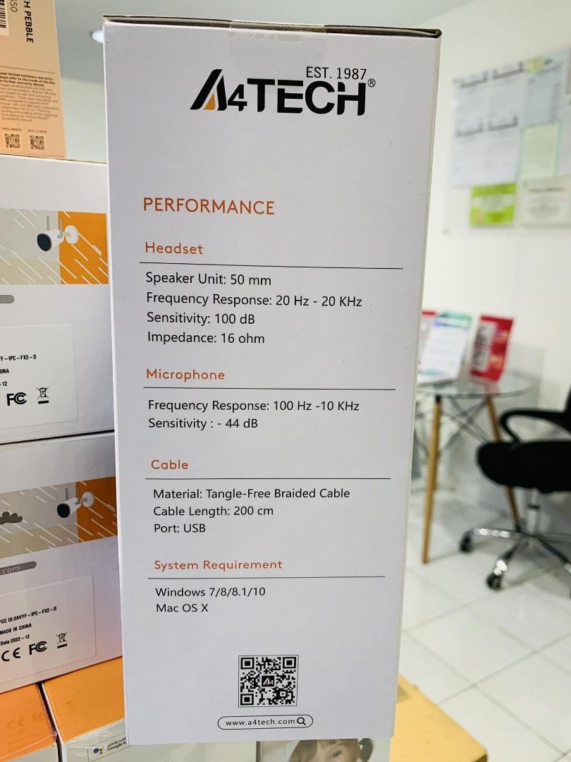 A4Tech Fstyler FH200U Conference Over-Ear Headphone with Noise ...
