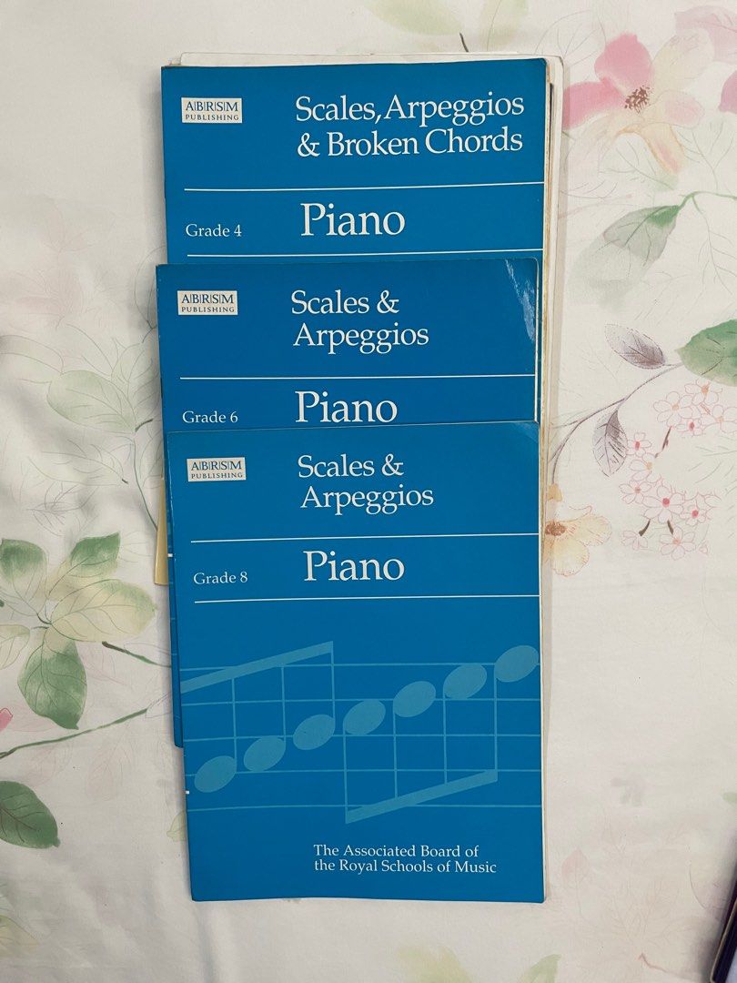 ABRSM Piano Exam Books Grade 1 to 8, Hobbies & Toys, Music & Media ...