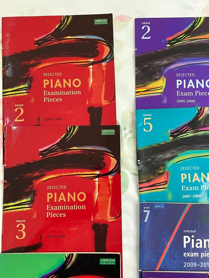 ABRSM Piano Exam Books Grade 1 to 8, Hobbies & Toys, Music & Media ...
