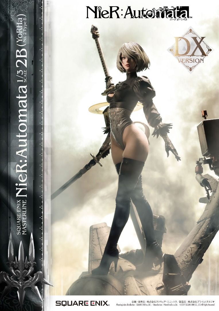「ACG.GO」「預購」日版 SQUARE ENIX MASTERLINE 2B Deluxe Ver. NieR:Automata 1/3 PVC Figure, 興趣及遊戲, 玩具 ...