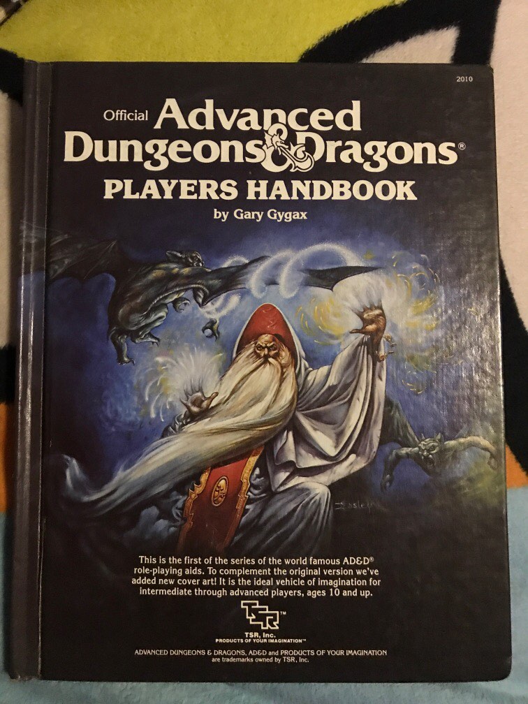 Advance dungeons and dragons players handbook, Hobbies & Toys, Toys ...