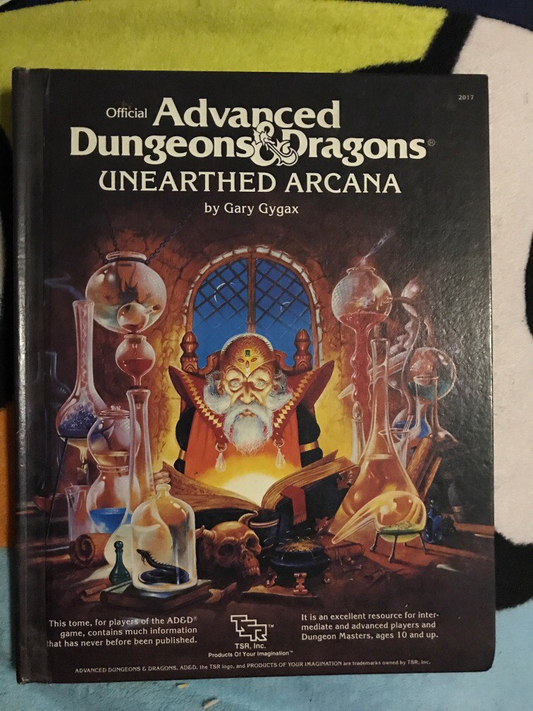 Advance Dungeons and dragons unearthed arcana, Hobbies & Toys, Toys ...