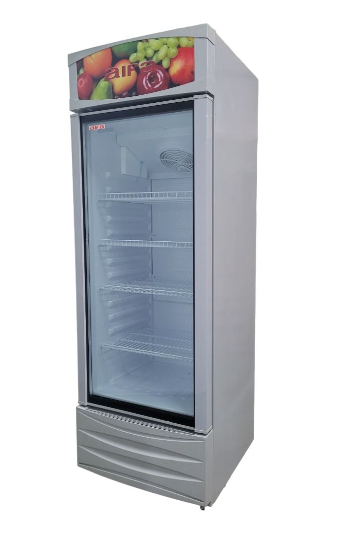 Aifa Standing Glass Door Drinks Showcase Chiller 300 Litres XC-A301, TV ...