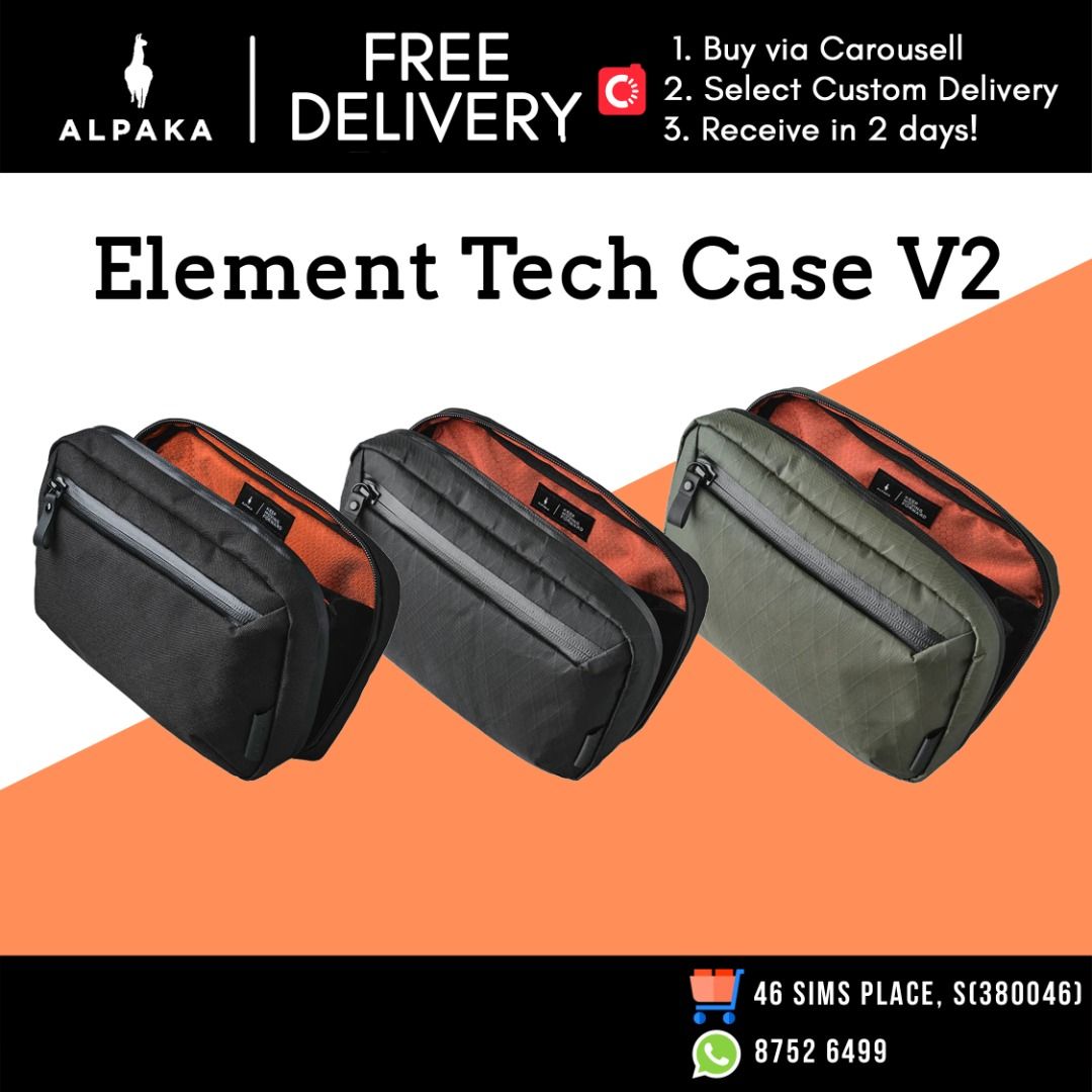 ALPAKA Element Tech Case V2 ECOPAK™ EPLX600 Fits an iPad Mini 6 Accordion-style organization ...