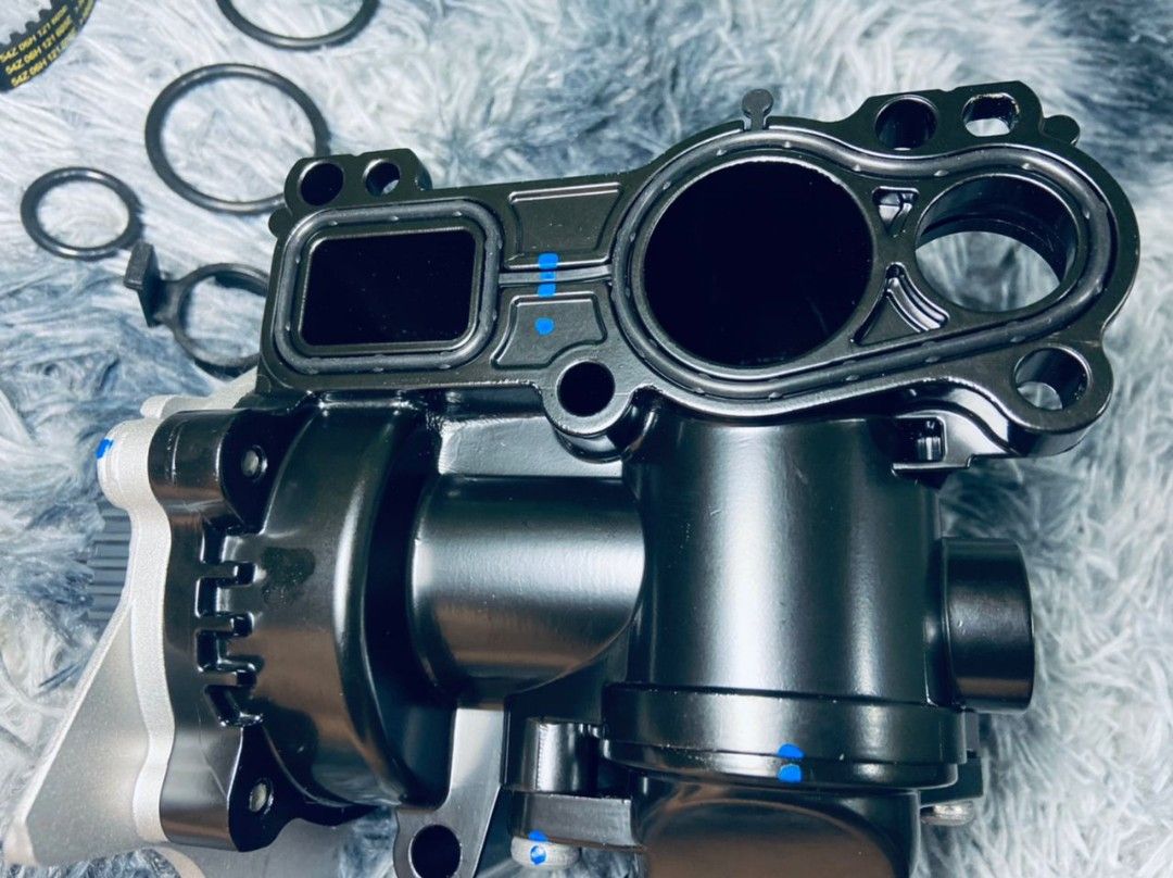 ALUMINIUM OEM HIGH FLOW WATER PUMP ASSY WITH ALLOY UNION AND BELT FOR ...