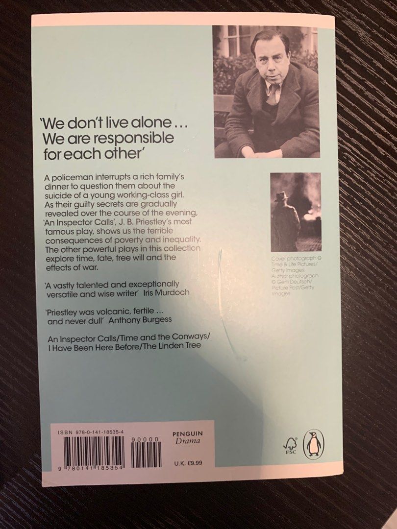 An Inspector Calls Story Book, 興趣及遊戲, 書本 & 文具, 小說 & 故事書 - Carousell