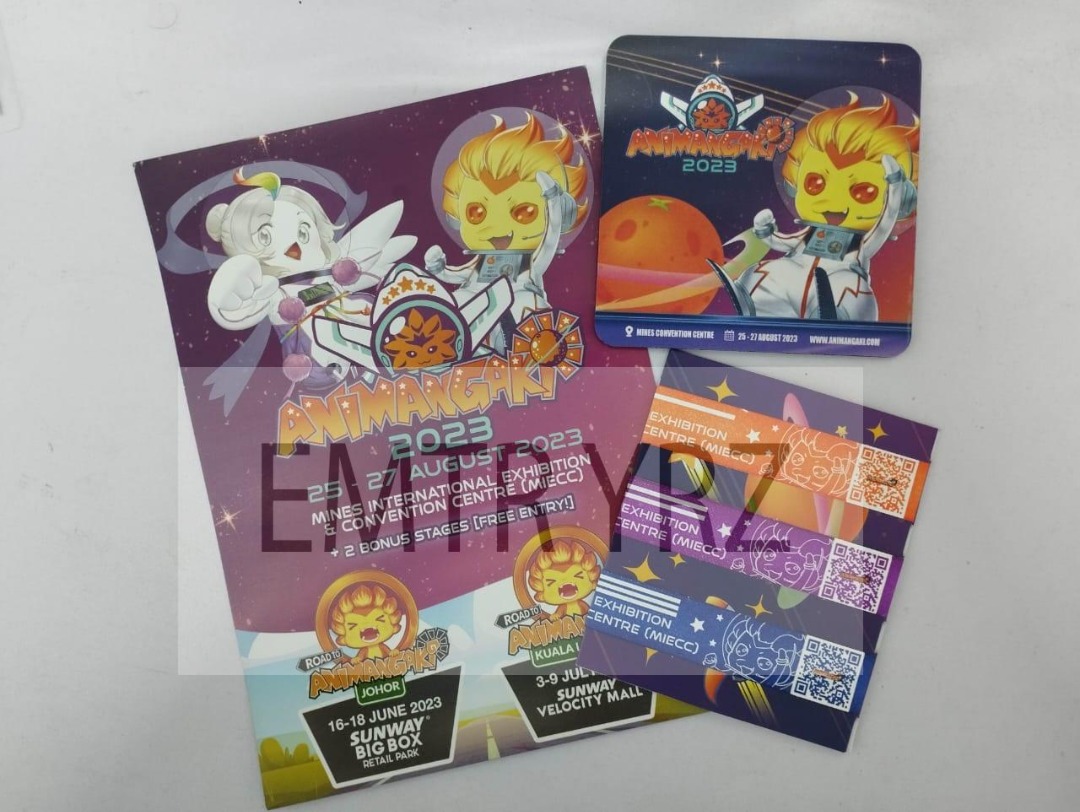Animangaki Early Bird Ticket, Hobbies & Toys, Toys & Games on Carousell
