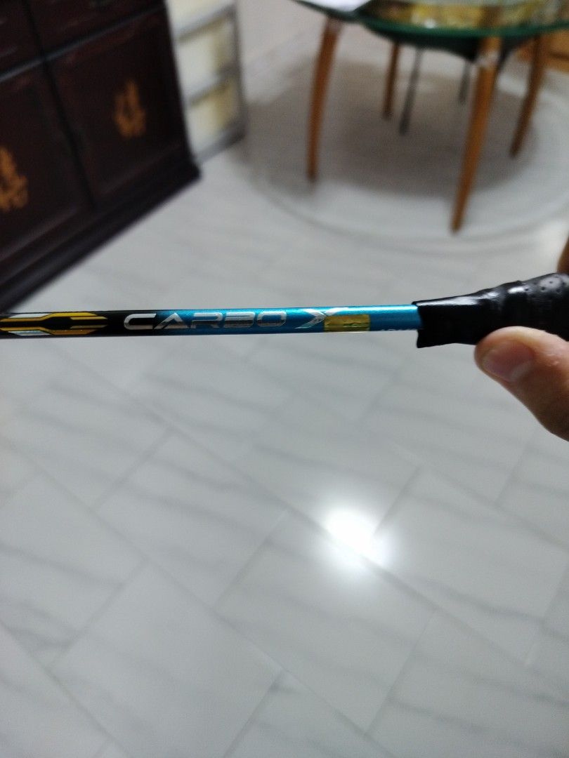 Apex Badminton Racket Carbo X, Sports Equipment, Sports & Games, Racket ...