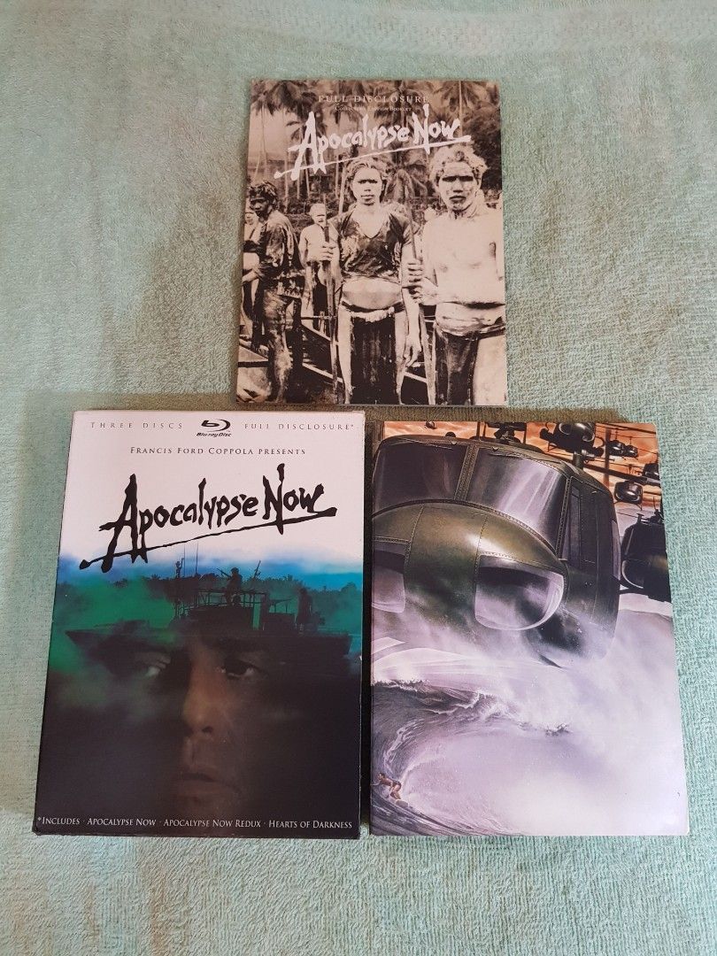 Apocalypse Now Blu-Ray Boxset With Booklet Full Disclosure Three Discs ...