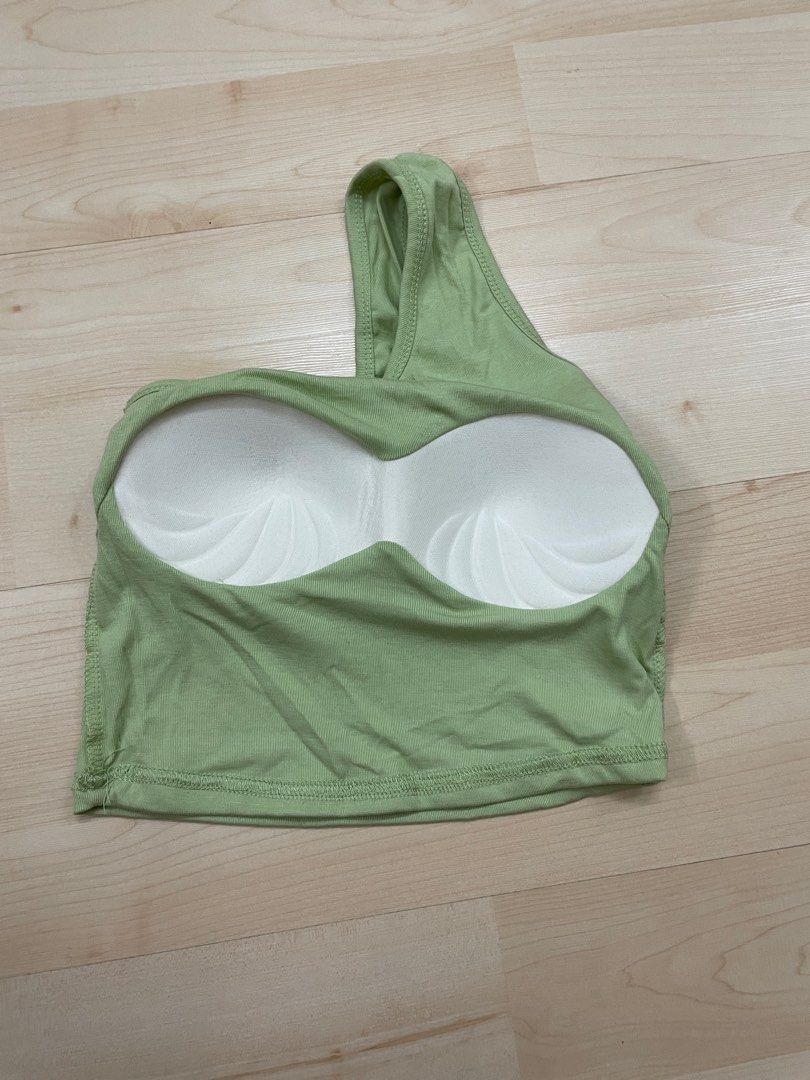 Apple green toga top, Women's Fashion, Tops, Other Tops on Carousell
