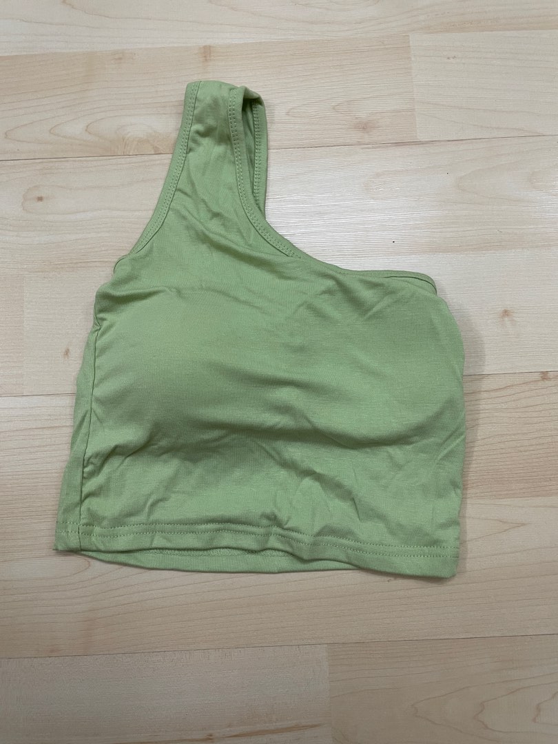 Apple green toga top, Women's Fashion, Tops, Other Tops on Carousell