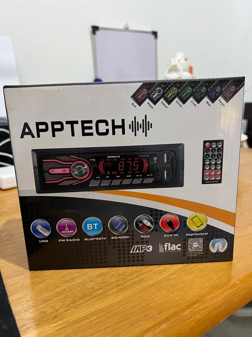 Apptech car stereo 1 din on Carousell