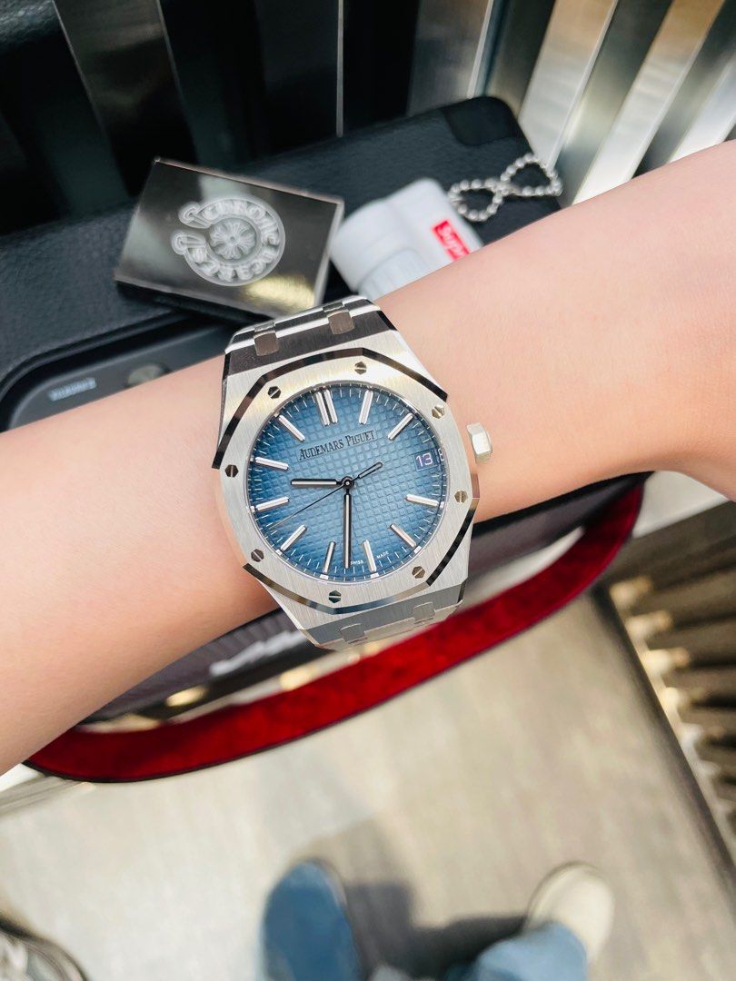 Audemars Piguet Royal Oak 15510BC.OO.1320BC.02 Smoke Blue Dial, 名牌, 手錶 ...