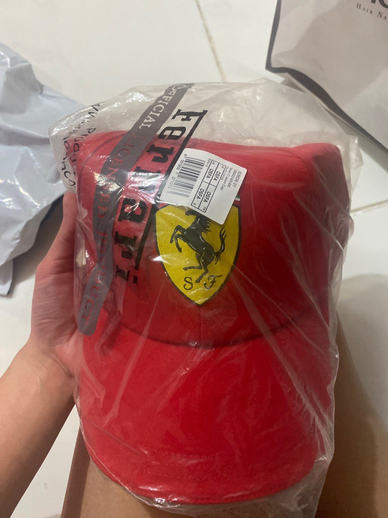 Authentic Ferrari cap, Men's Fashion, Watches & Accessories, Caps ...