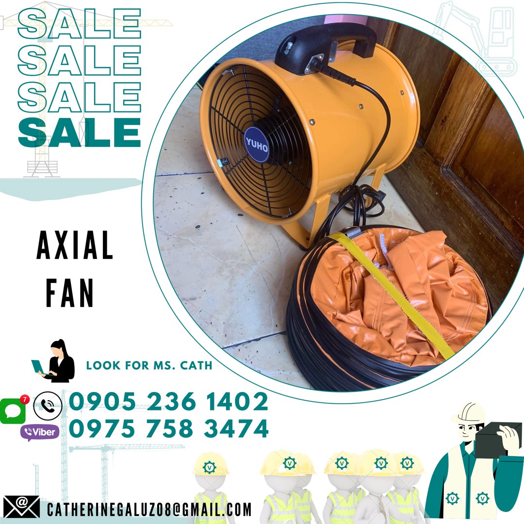 Axial fan, Commercial & Industrial, Industrial Equipment on Carousell