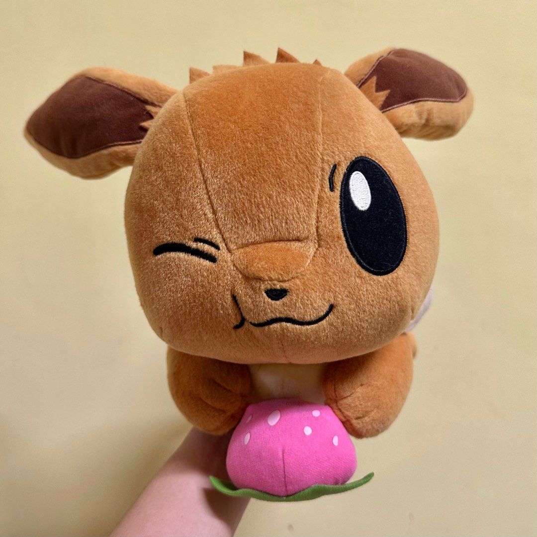 Banpresto Bandai Spirits Pokemon Mogu Mogu Time Winking Eevee Lying Big ...