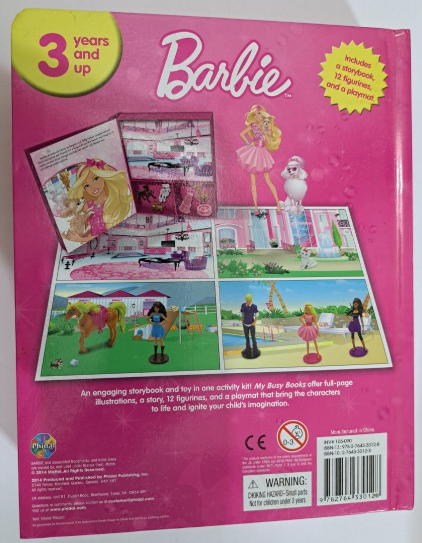 Barbie Busy Books, Hobbies & Toys, Books & Magazines, Children's Books ...