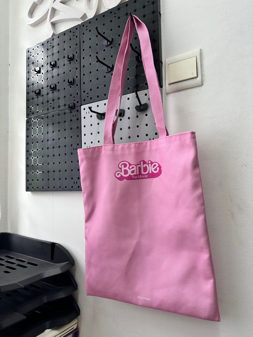 Barbie merchandise tote bag, Women's Fashion, Bags & Wallets, Tote Bags ...