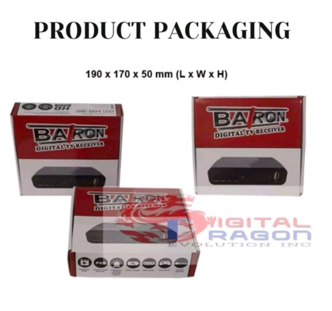 Baron digital tv receiver, TV & Home Appliances, TV & Entertainment, TV ...