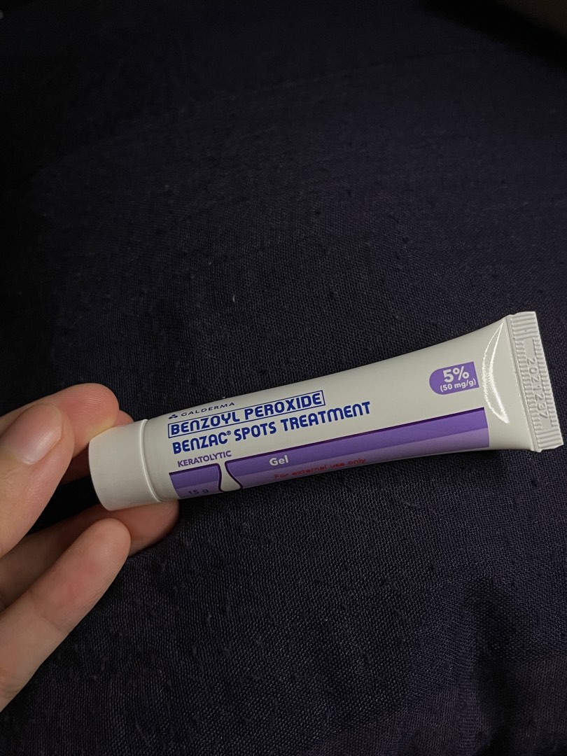 BENZAC Gel 5% Benzoyl Peroxide 15g, Beauty & Personal Care, Face, Face ...