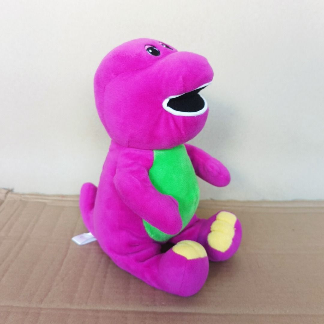 Boneka Barney Sesame Street original Lyons - Like new, Toys ...
